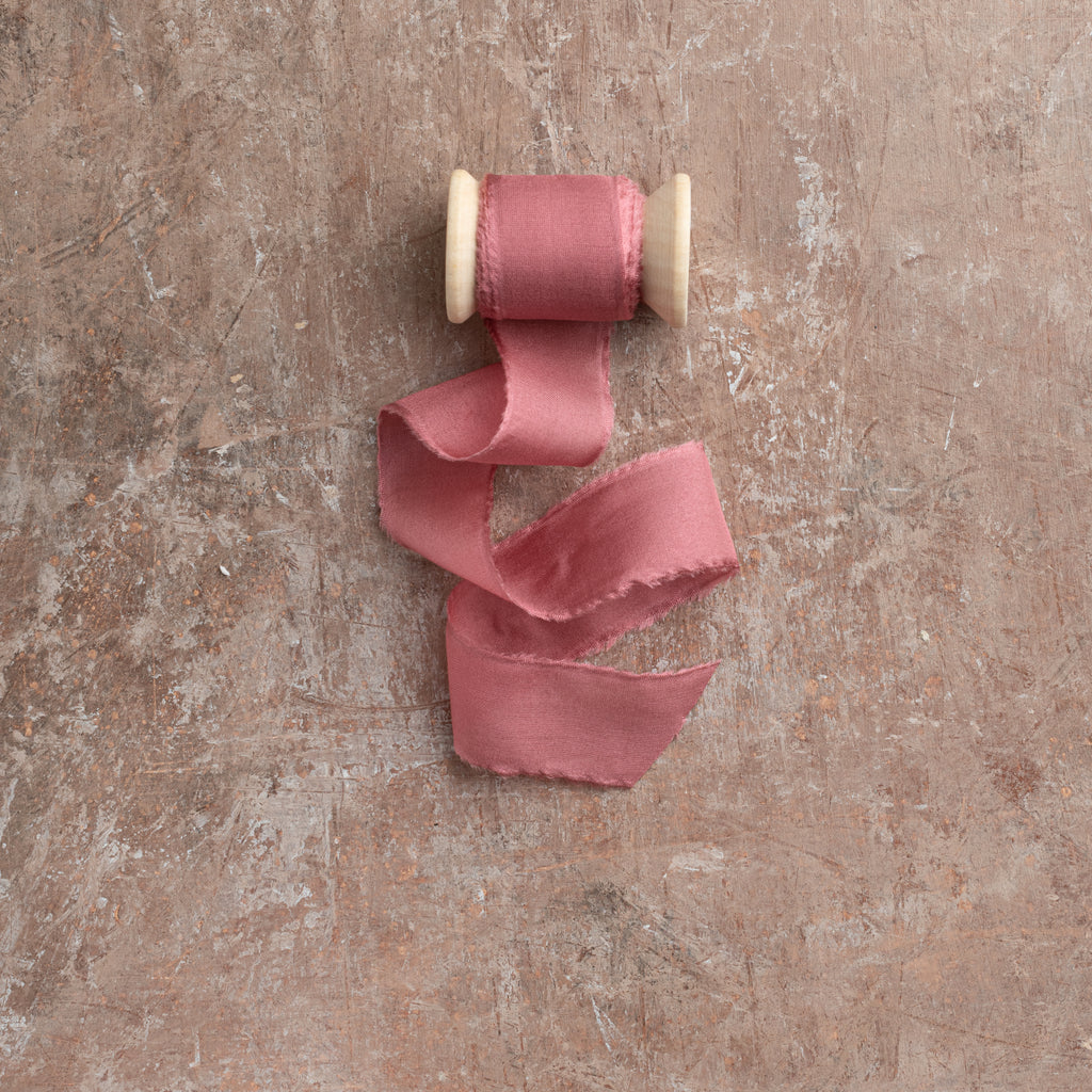 Silk Habotai Ribbon #105 MAUVE – Big Daisy