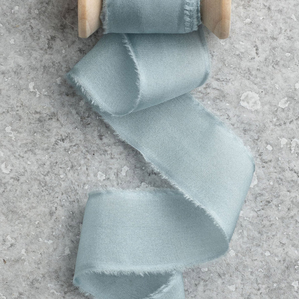 Silk Habotai Ribbon #108 SKY – Big Daisy