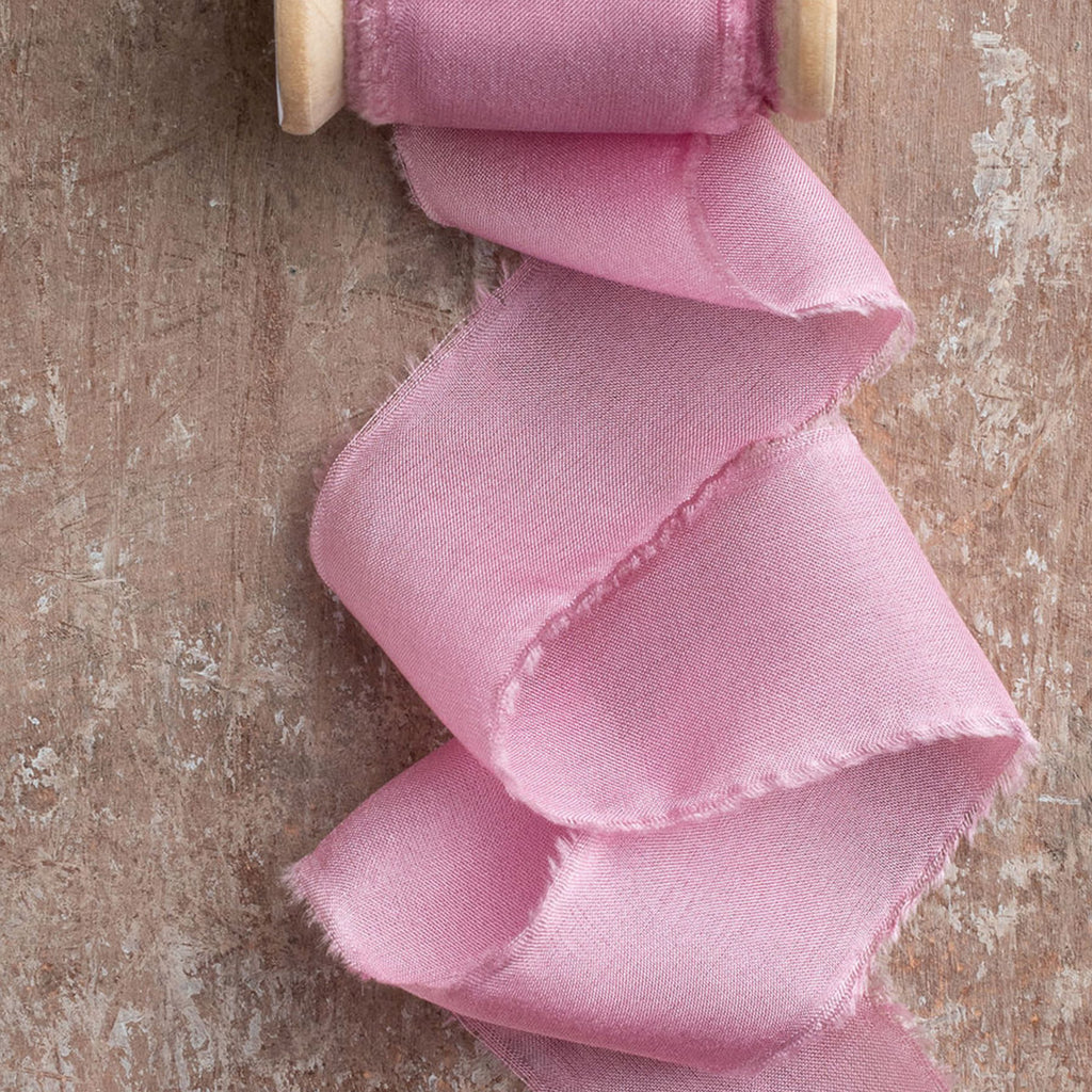 Silk Habotai Ribbon #17 CREPE – Big Daisy